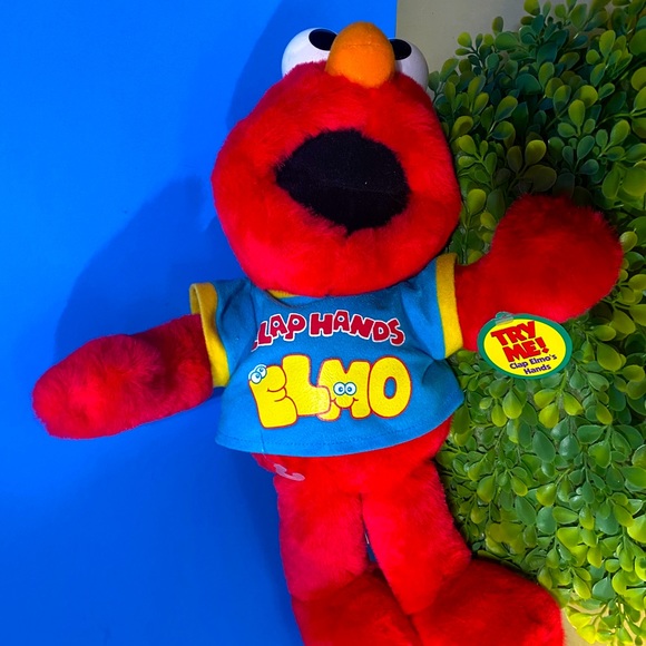 Sesame Street | Toys | Sesame Street Vtg 998 Elmo Clap Hands Talking ...